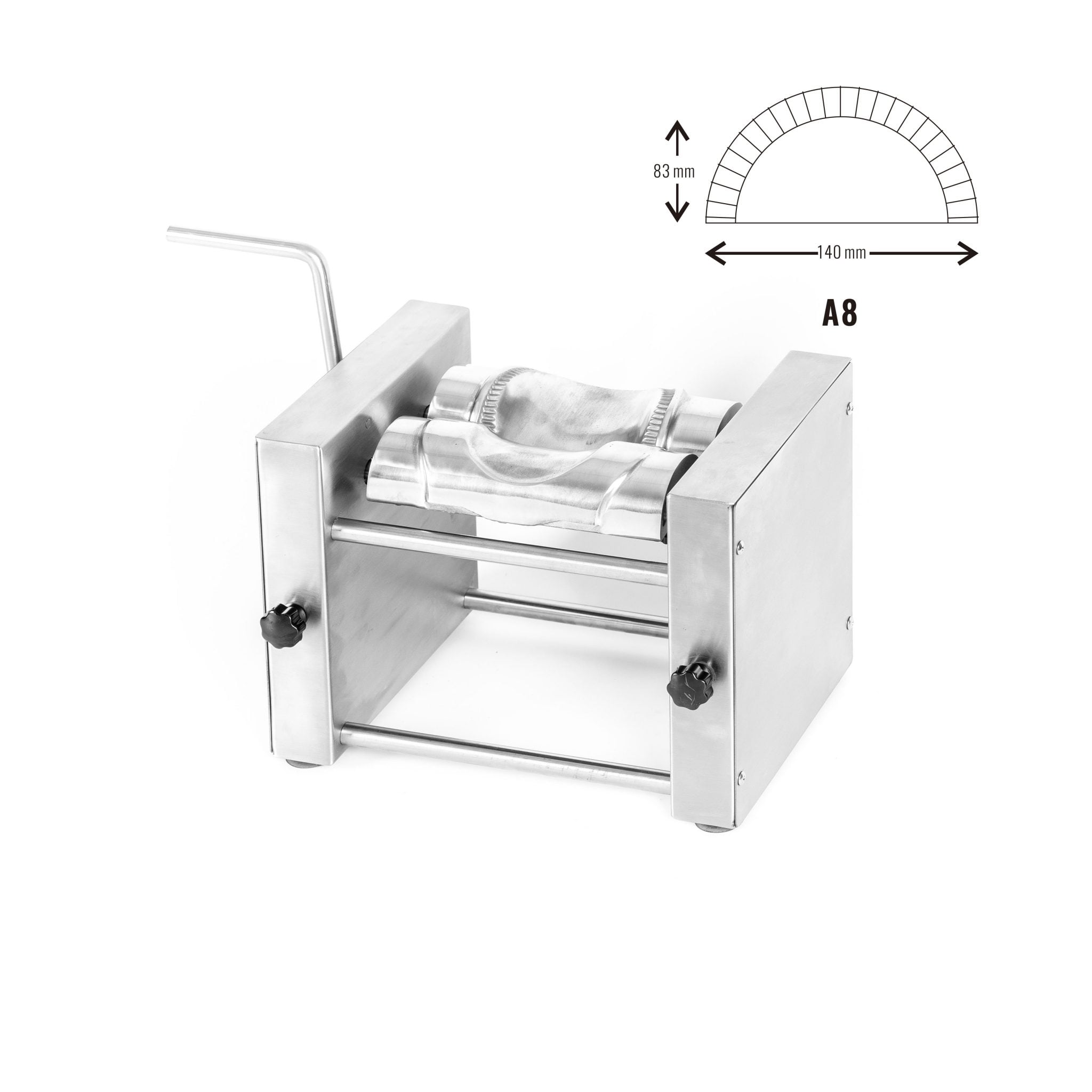 DEM-10 600Pcs an Hour Tabletop Meat Pie Turnover Machine