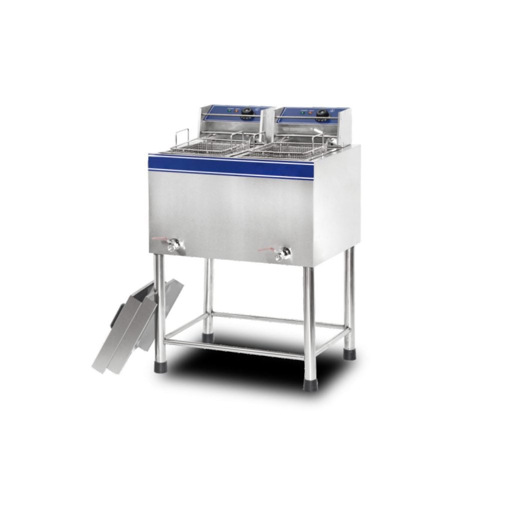 2 x14L Double Tanks Commercial Electric Floor Fryer TT-WE12A