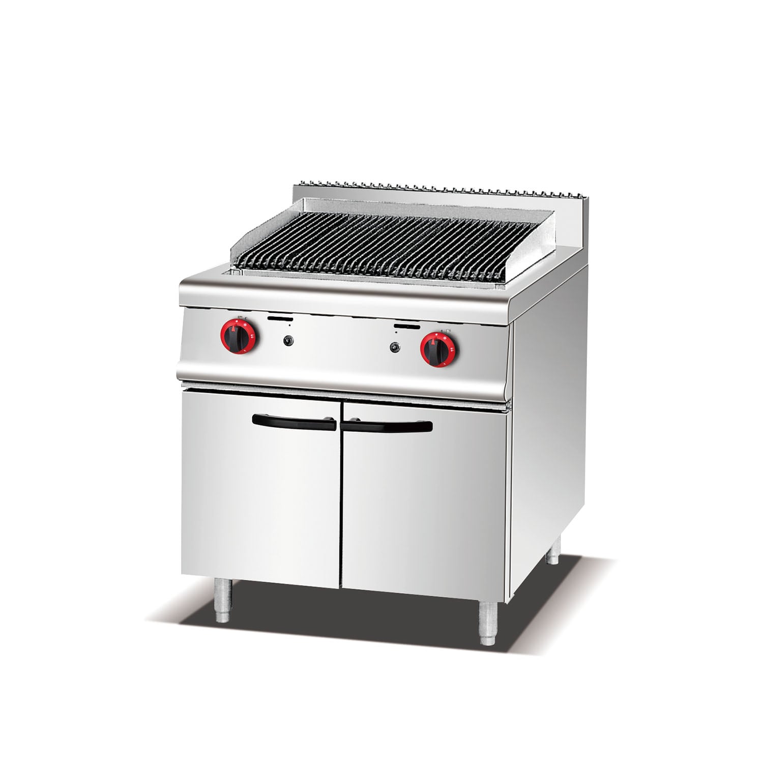 58004BTU with Cabinet Gas Lava Rock Grill TT-WE153C