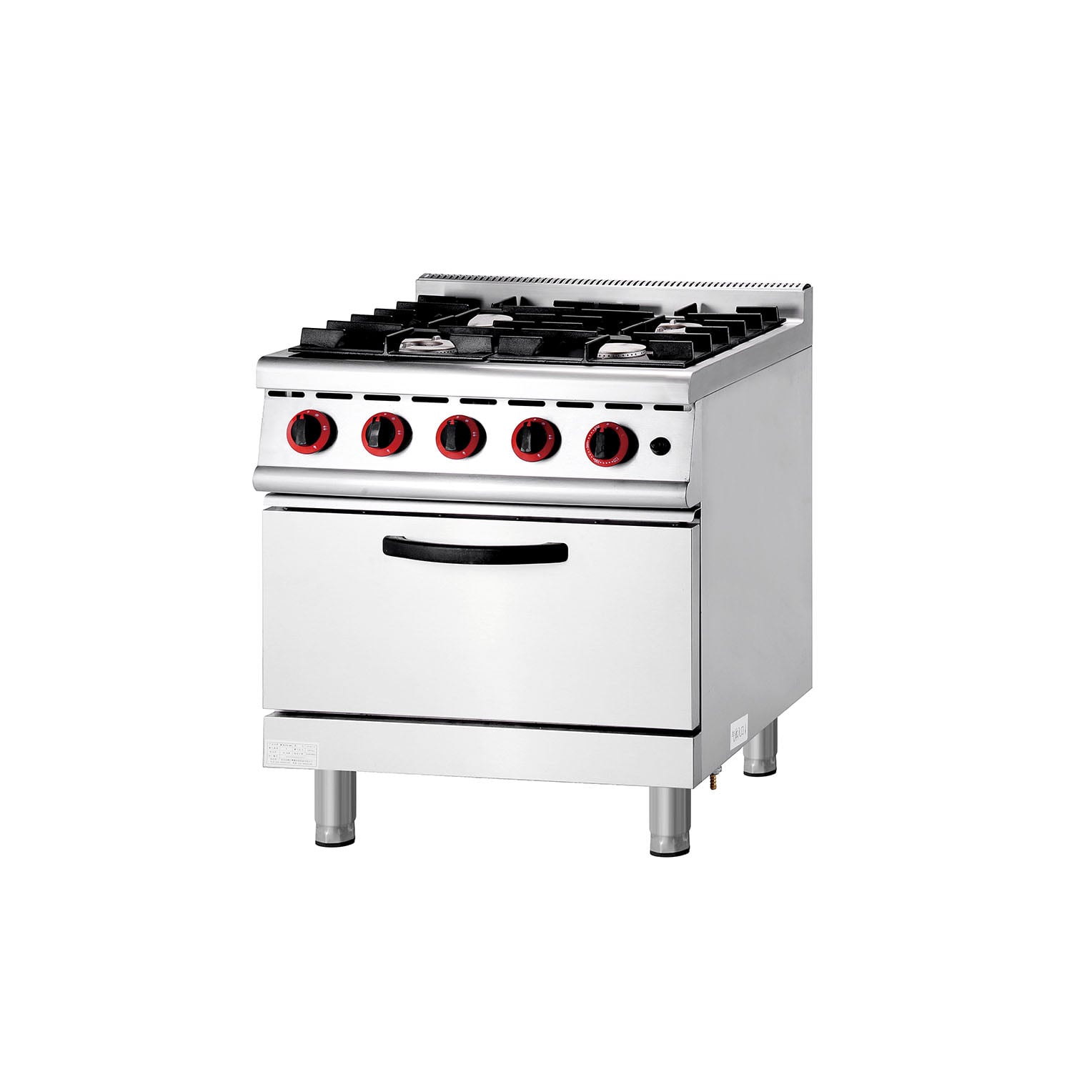 4 Burners CE Gas Hot Plate with Gas Oven TT-WE157A