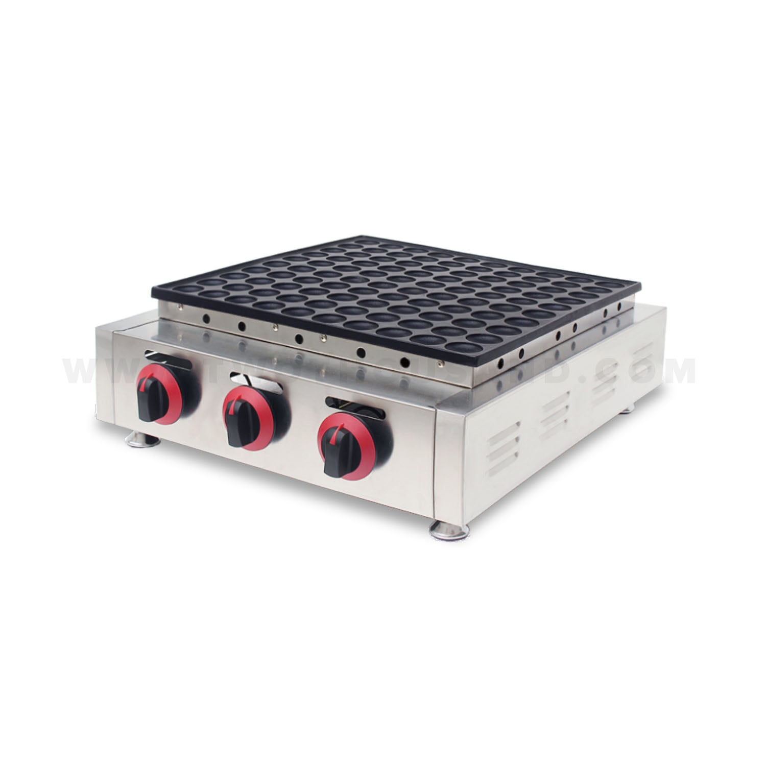 Gas-Powered Waffle Maker with 100-Hole Grill TT-WE2213CG