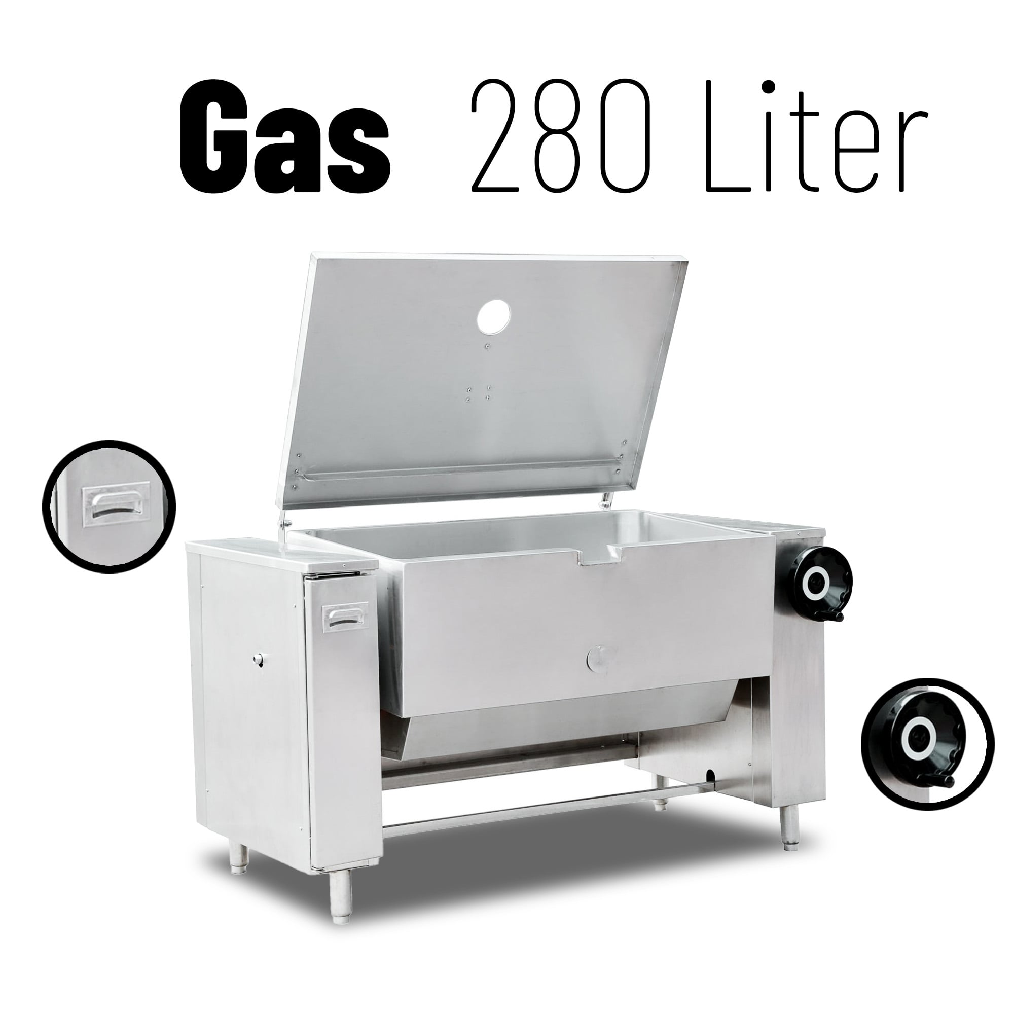 280 Liter Commercial Large Gas Tilt Skillet DNH-4-280L