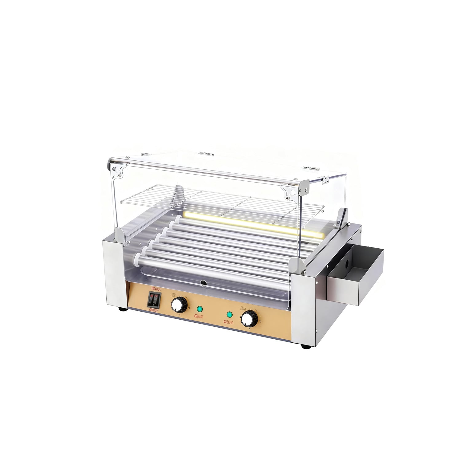 7 Rollers Commercial Electric Hot Dog Grill Machine TT-RG7B